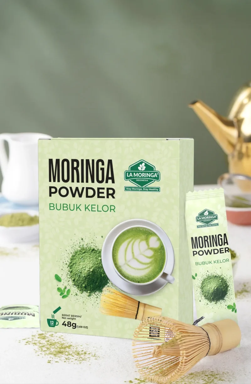 La Moringa Moringa Powder 48g, 12 Sachets - Almutasaliq Trading Center